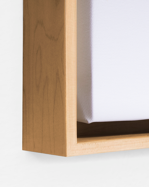 Canvas Float Natural – Simply Framed