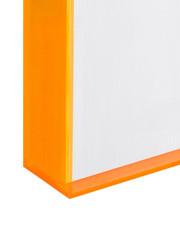 Max Plexibox Neon Orange Frame by Simply Framed