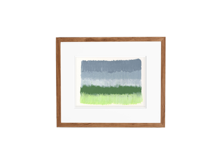 Gallery Light Walnut Frame by Simply Framed