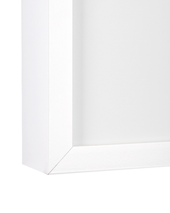 Metal Gallery Bright White Frame by Simply Framed