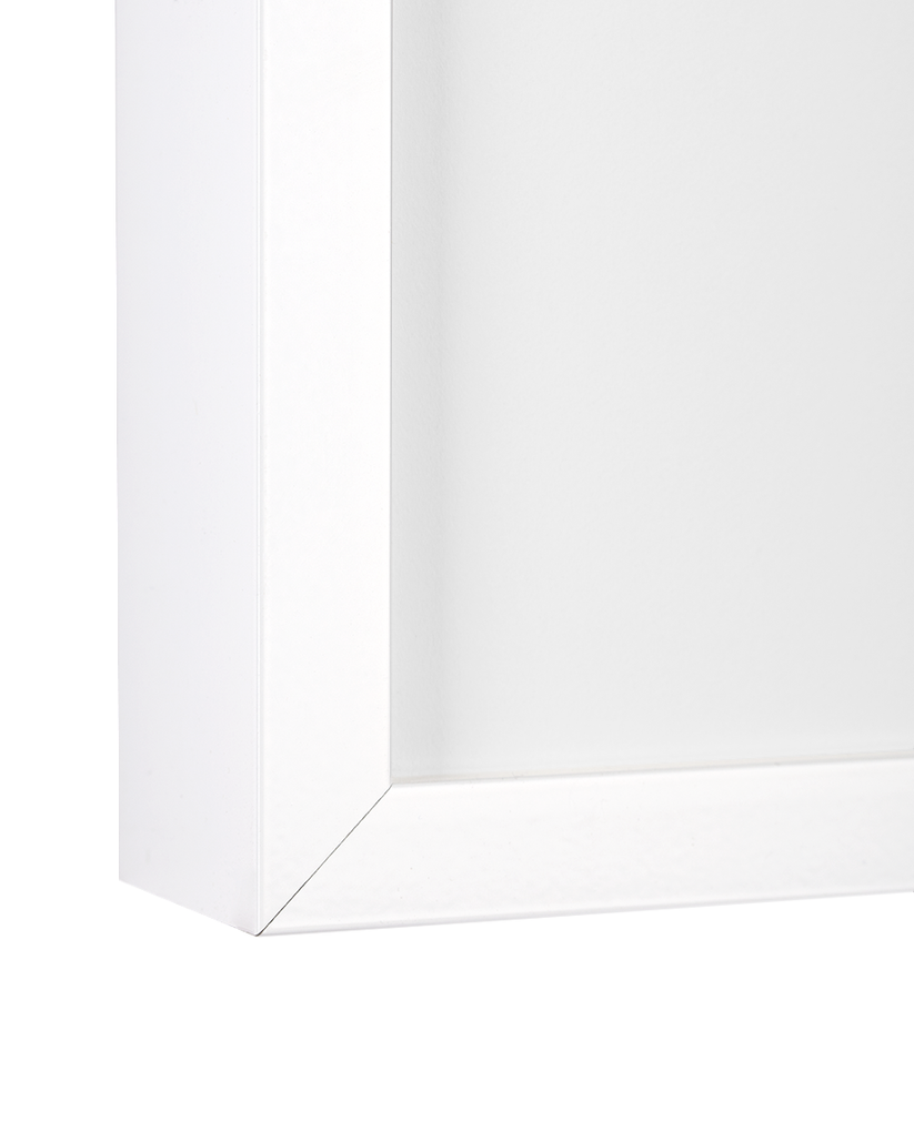 Metal Gallery Bright White Frame by Simply Framed