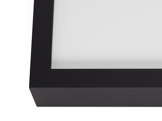 Metal Gallery Matte Black Frame by Simply Framed