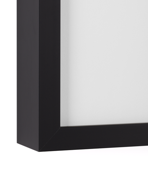 Metal Gallery Matte Black Frame by Simply Framed