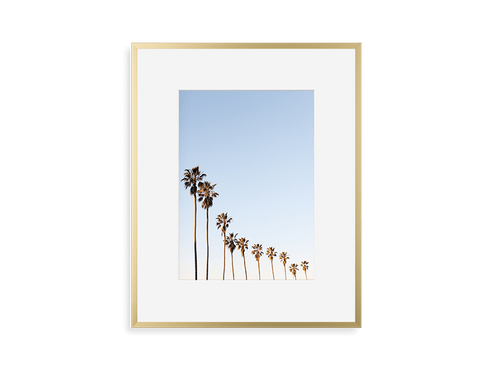 Metal Gallery Matte Gold Frame by Simply Framed