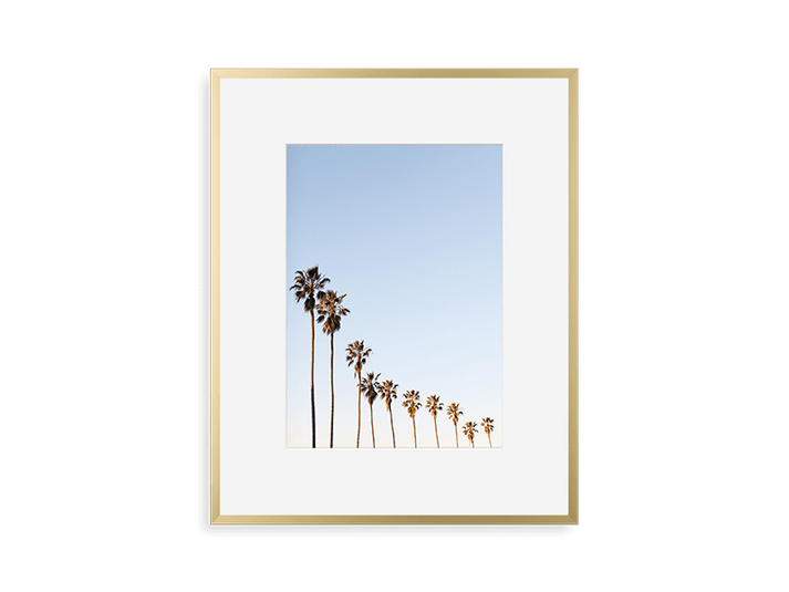 Metal Gallery Matte Gold Frame by Simply Framed