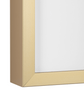 Metal Gallery Matte Gold Frame by Simply Framed