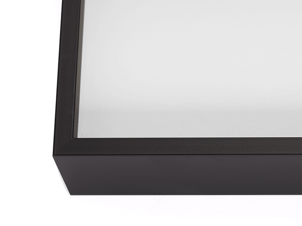 Metal New School Matte Black Frame by Simply Framed
