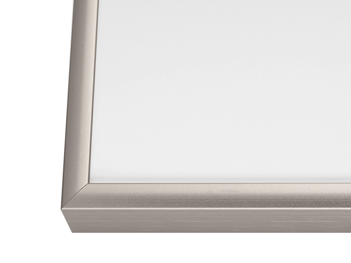 Metal Old School Warm Silver Frame by Simply Framed